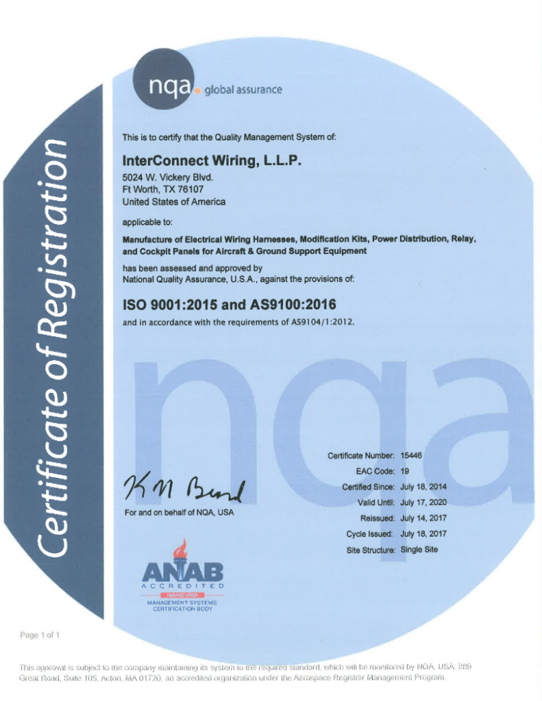 Four Reasons Why AS9100, Revision D, Is a BIG Deal - InterConnect Wiring