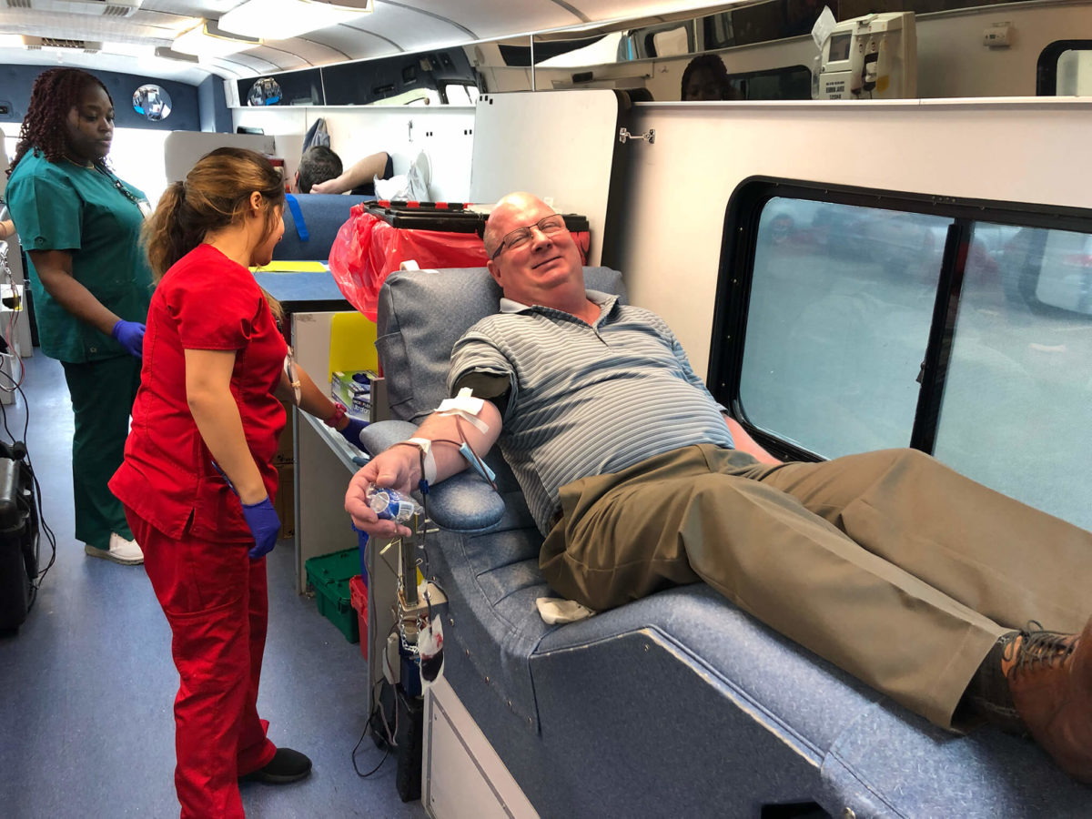 The Bloodmobile has returned to InterConnect headquarters!