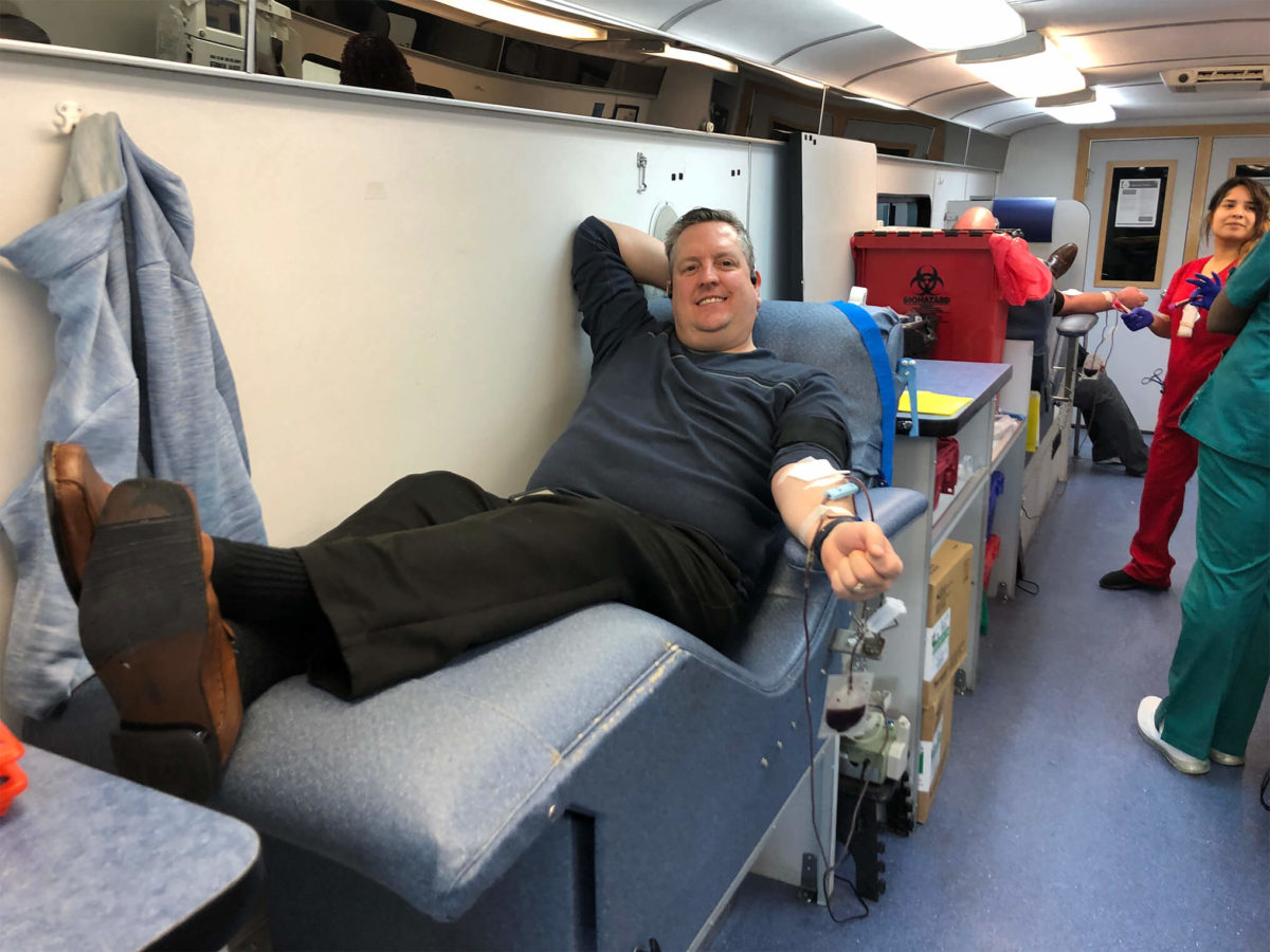 The Bloodmobile has returned to InterConnect headquarters!