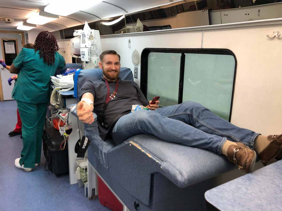 The Bloodmobile has returned to InterConnect headquarters!